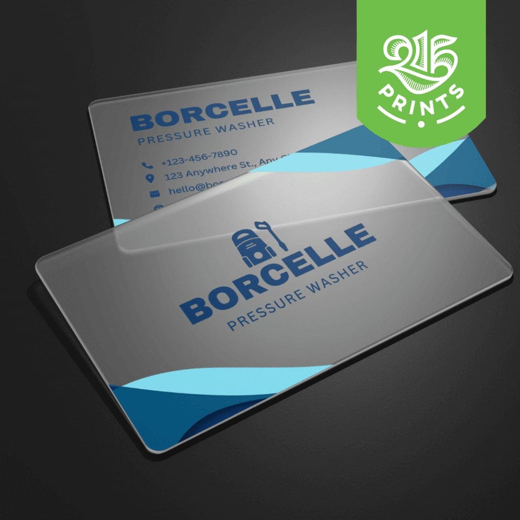 5 Eye Catching Pressure Washing Business Cards Templates