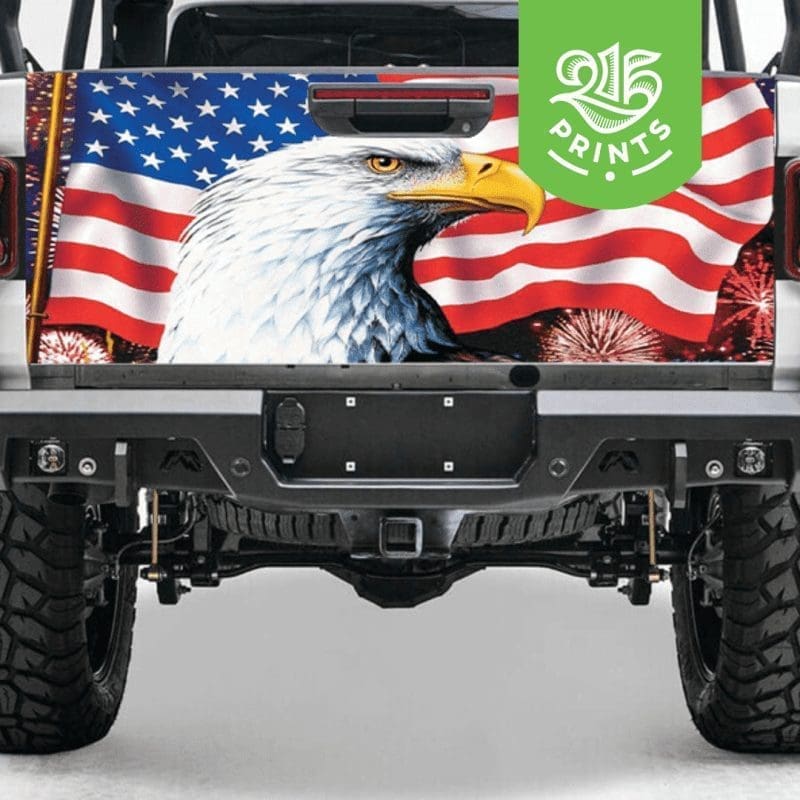5 Reasons You Need an American Flag Tailgate Decal for Your Truck