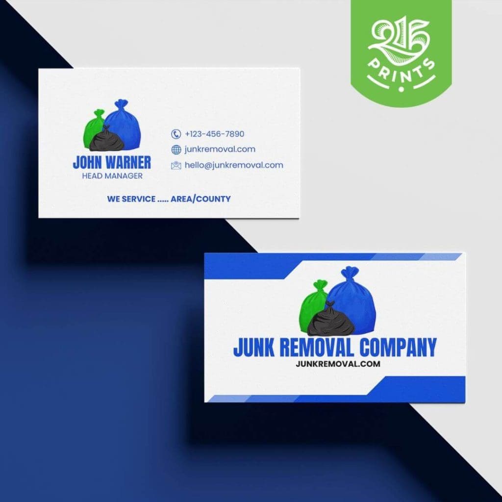 5 Junk Removal Business Card Templates: Elevate Your Brand