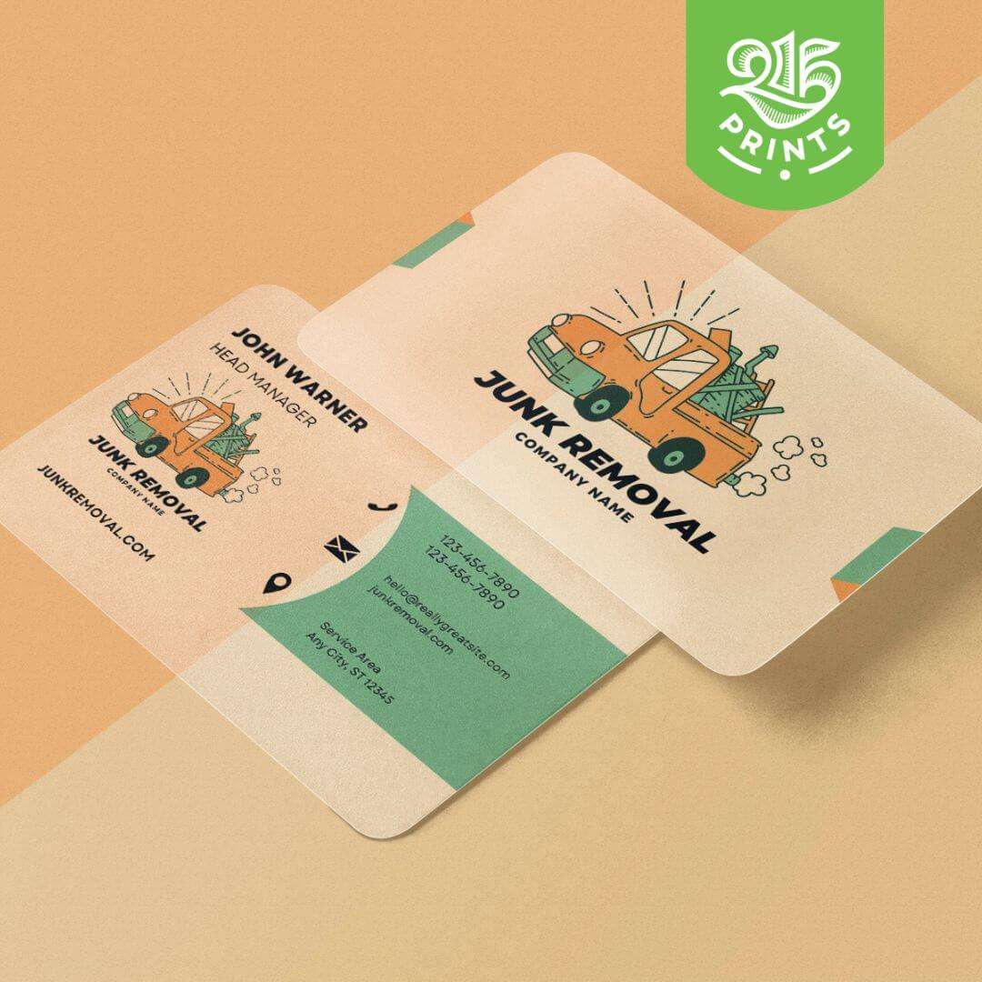 5 Junk Removal Business Card Templates: Elevate Your Brand