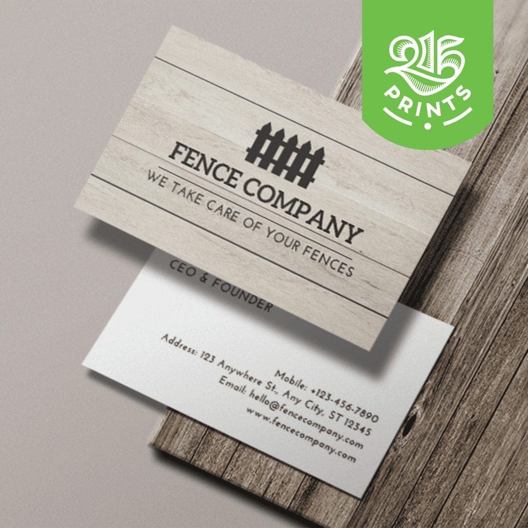 Top 5 Fence Business Card Templates to Inspire Your Design