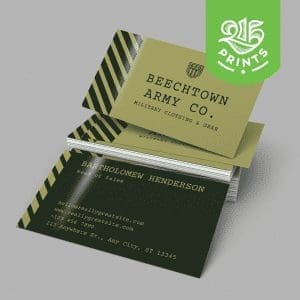 Crafting the Perfect Military Business Card: A Template Guide