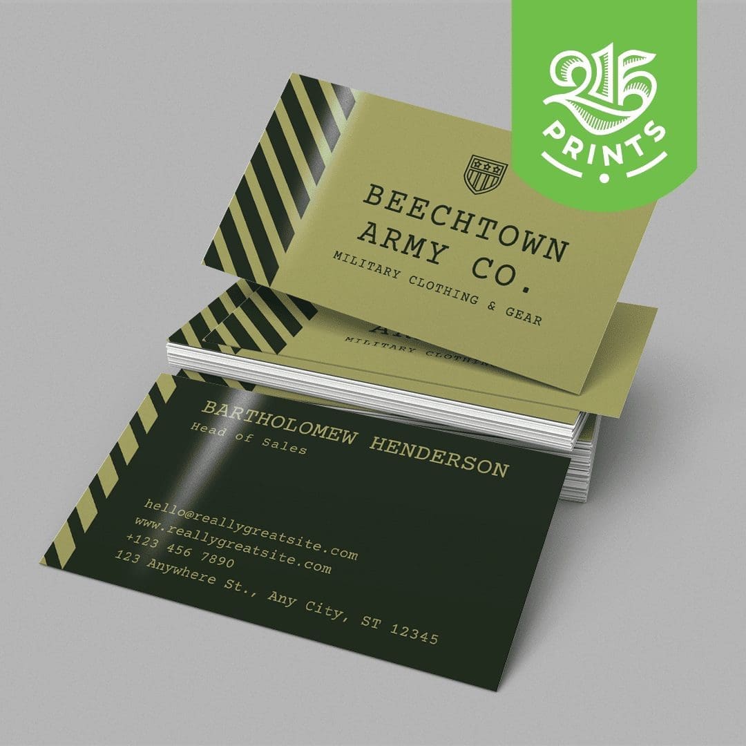 Crafting the Perfect Military Business Card: A Template Guide