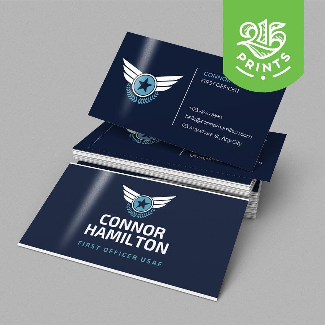 Ace Your Image: Top 3 Air Force Business Cards Templates!