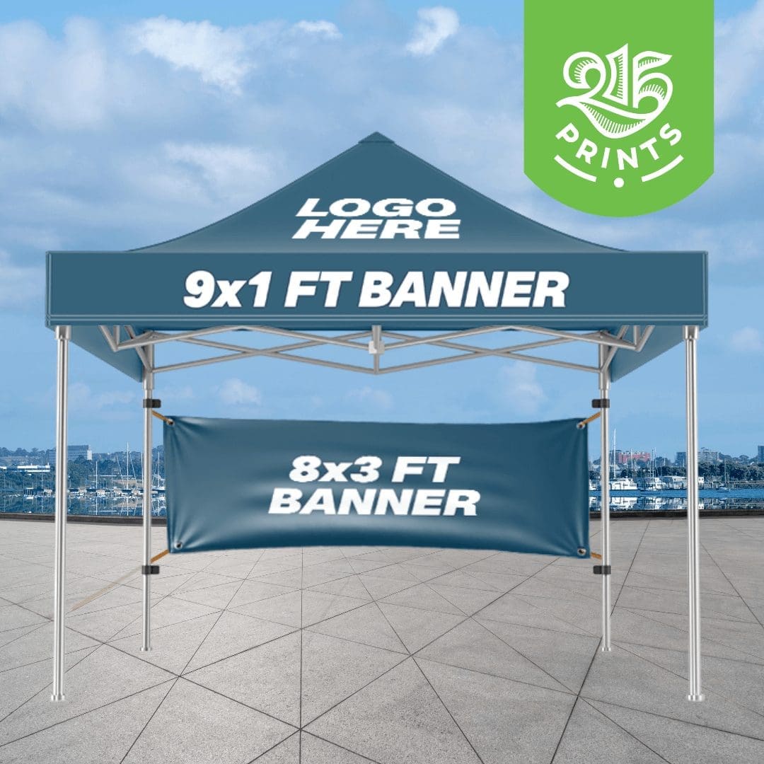 Brand Awareness Potential: What size banner for 10x10 tent?