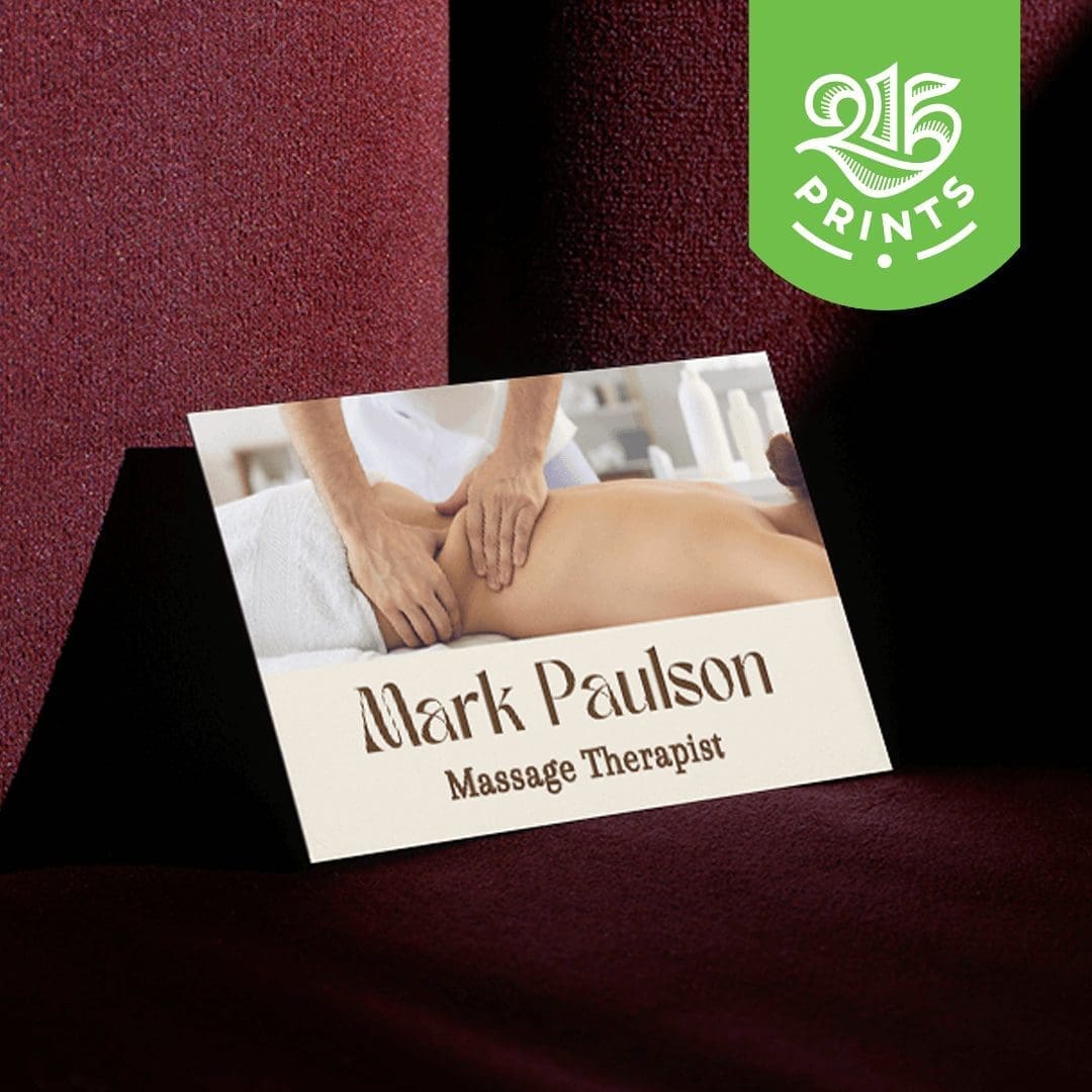 The Guide to Crafting the Perfect Massage Therapy Business Card