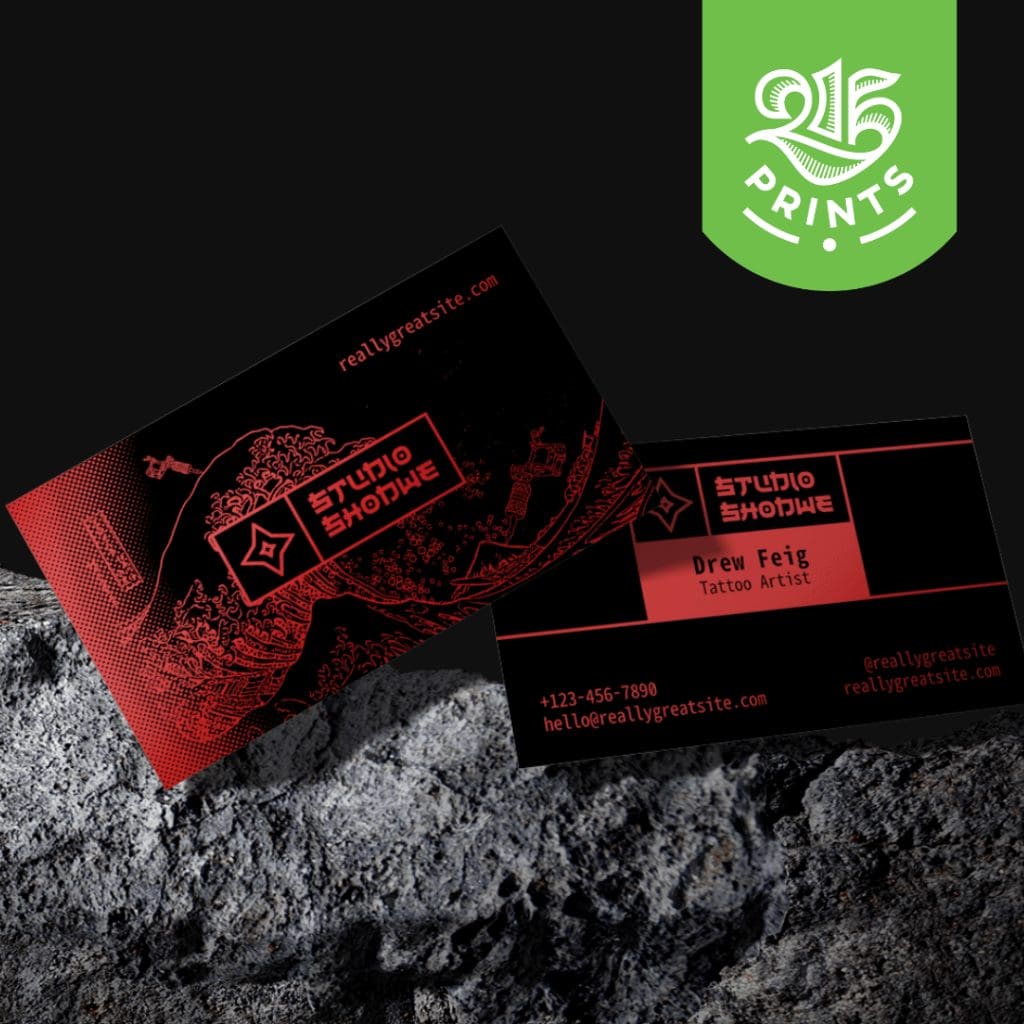 Stand Out with Creative Tattoo Business Cards Templates