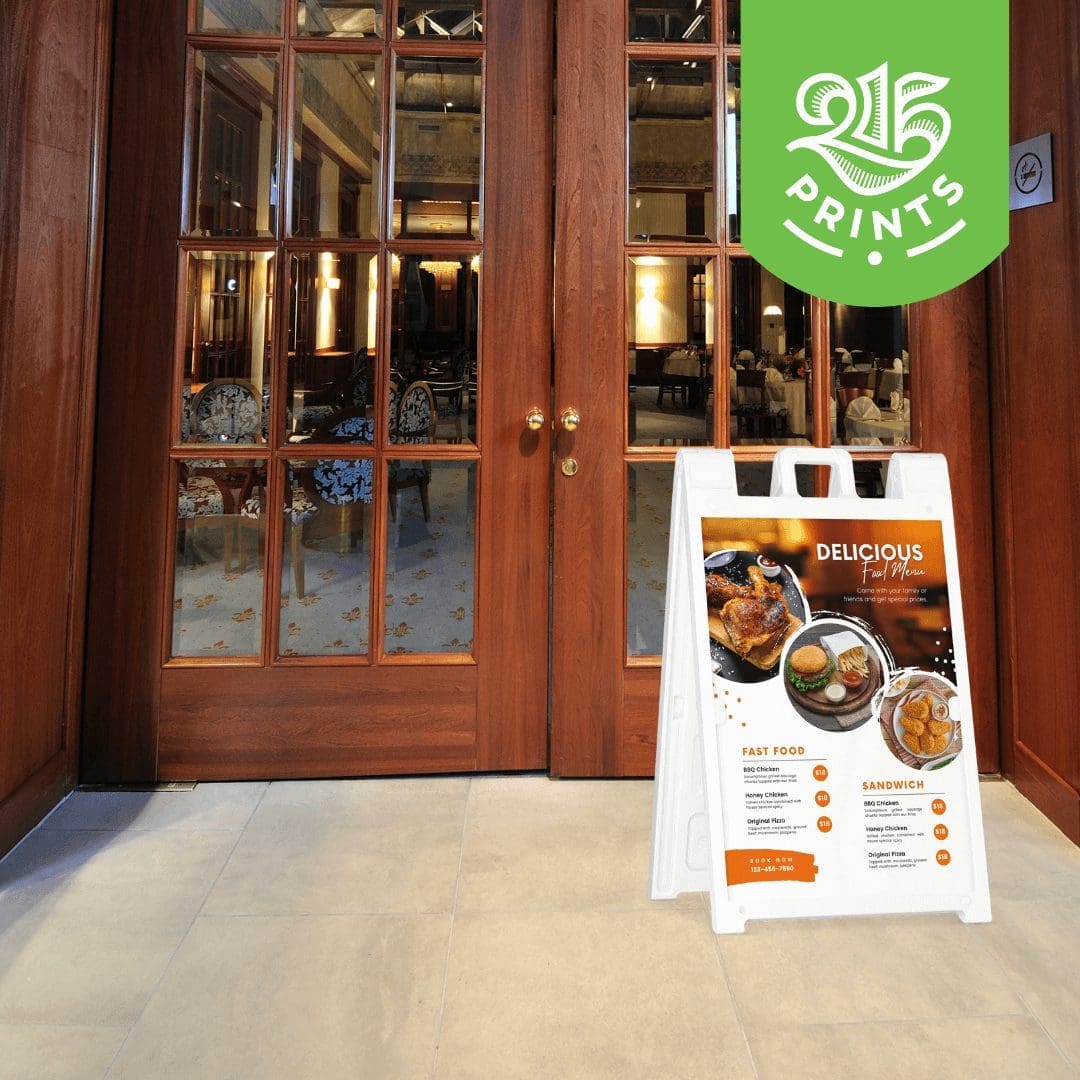 How to Advertise with an A-Frame Sign: Tips and Best Practices